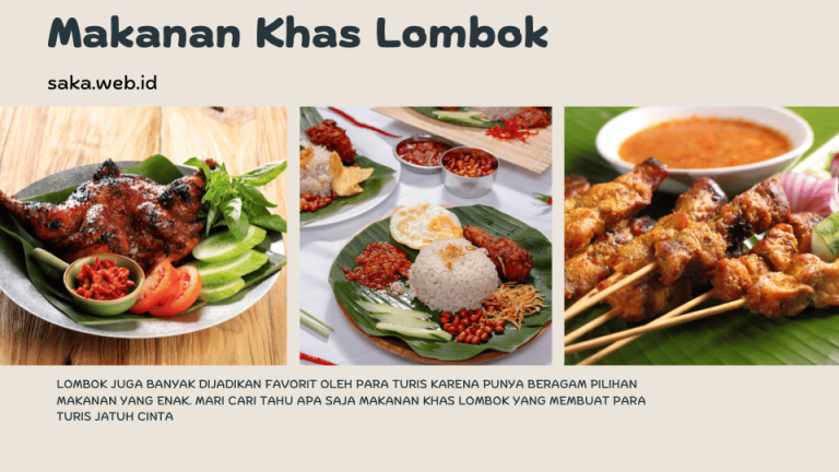8 Makanan Khas Lombok Favorit Turis - saka.web.id